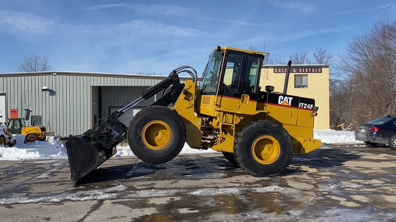 1999 CAT IT24F WHEEL LOADER! - YouTube