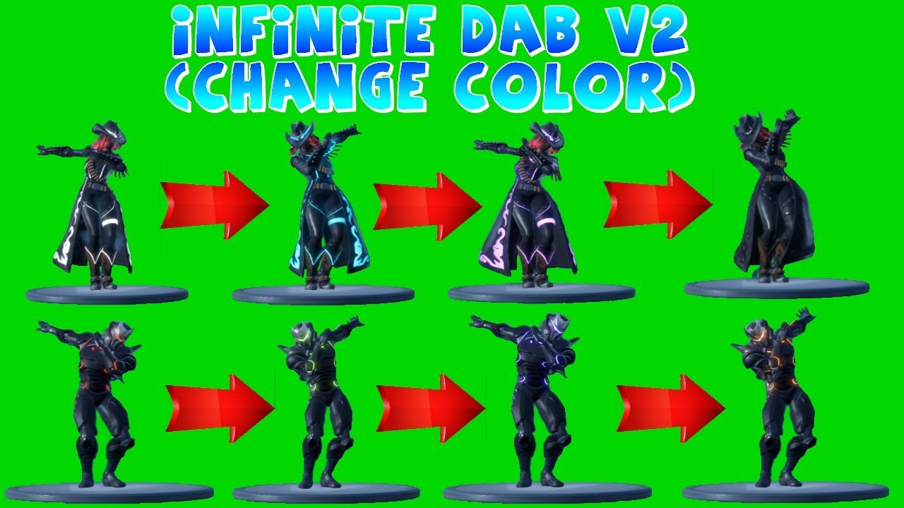 [Green Screen] Rare Emote | V2 Emote : Infinite Dab / Dab infini - YouTube