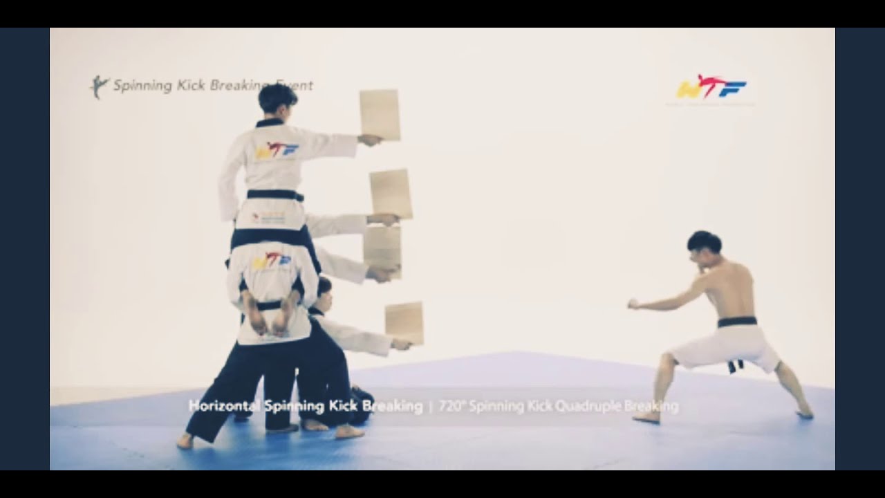 720 spinning kick taekwondo - YouTube