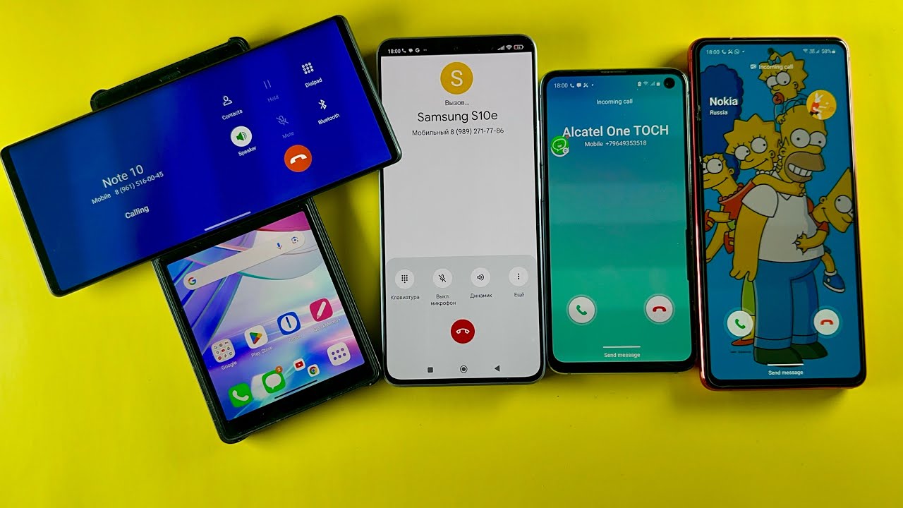 Incoming Call LG Wing | Samsung Galaxy Note 10 | Galaxy S10e | Redmi ...