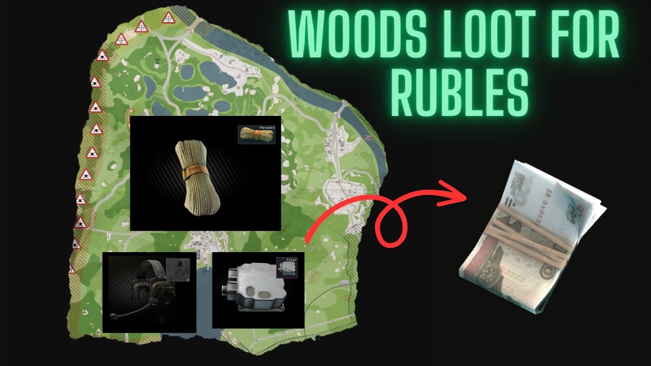Loot For rubles Woods edition | Escape from Tarkov Scav guide - YouTube