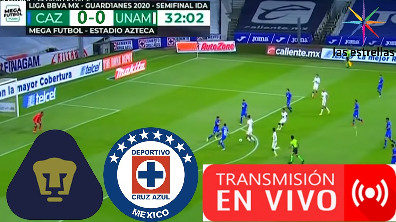 Cruz Azul Vs Pumas En VIVO, Donde ver el Partido, Semifinal Vuelta Liga ...