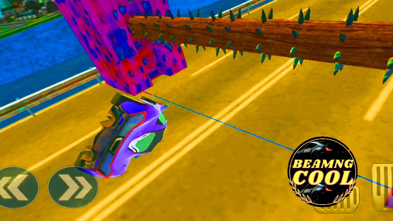 High Speed Street Racing Car #12 - BeamNG COOL - YouTube