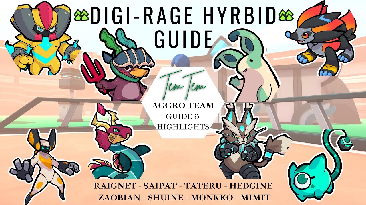 Try This Competitive Hybrid Team! TemTem Competitive Guide & Gameplay ...