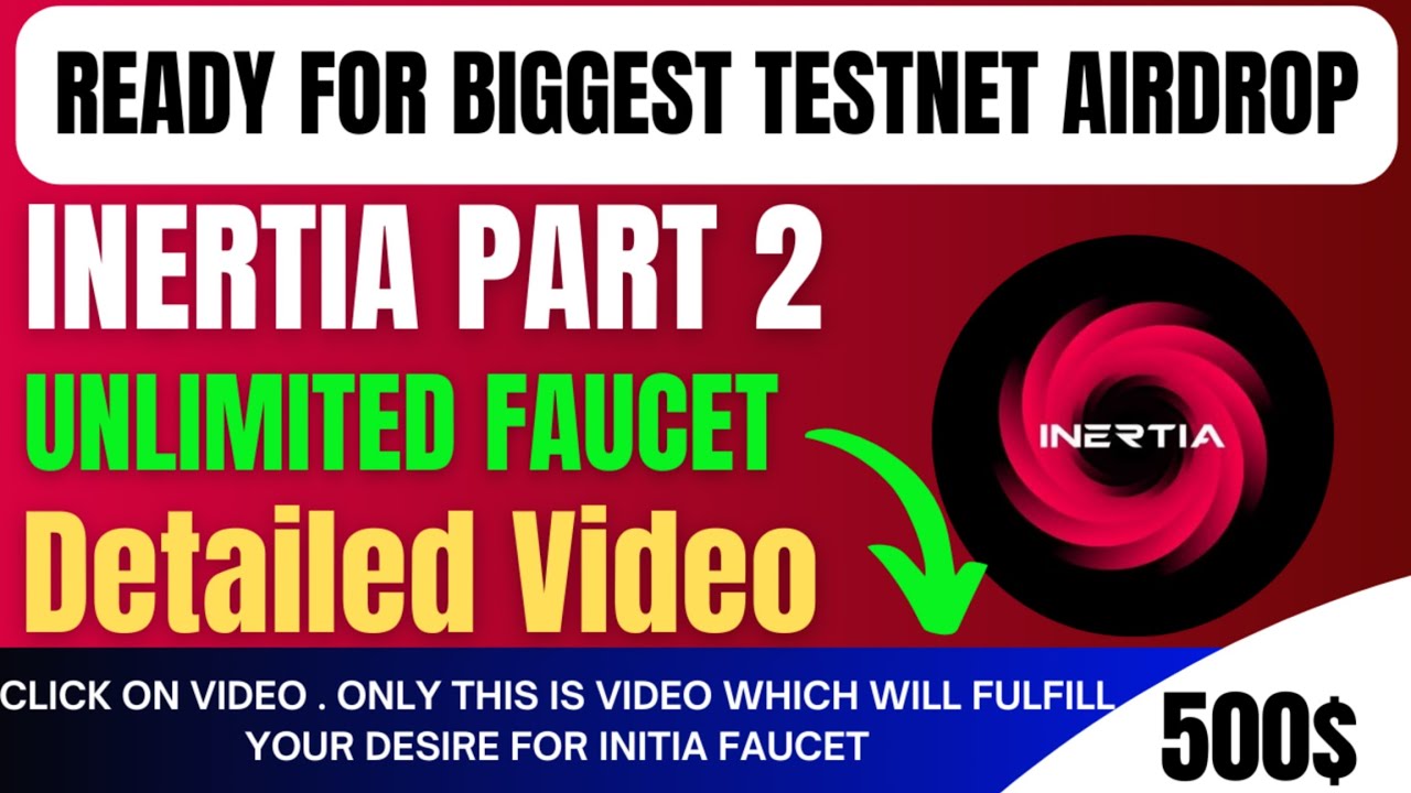 Earn Unlimited Points From Inertia Testnet || Unlimited Initia Faucet ...