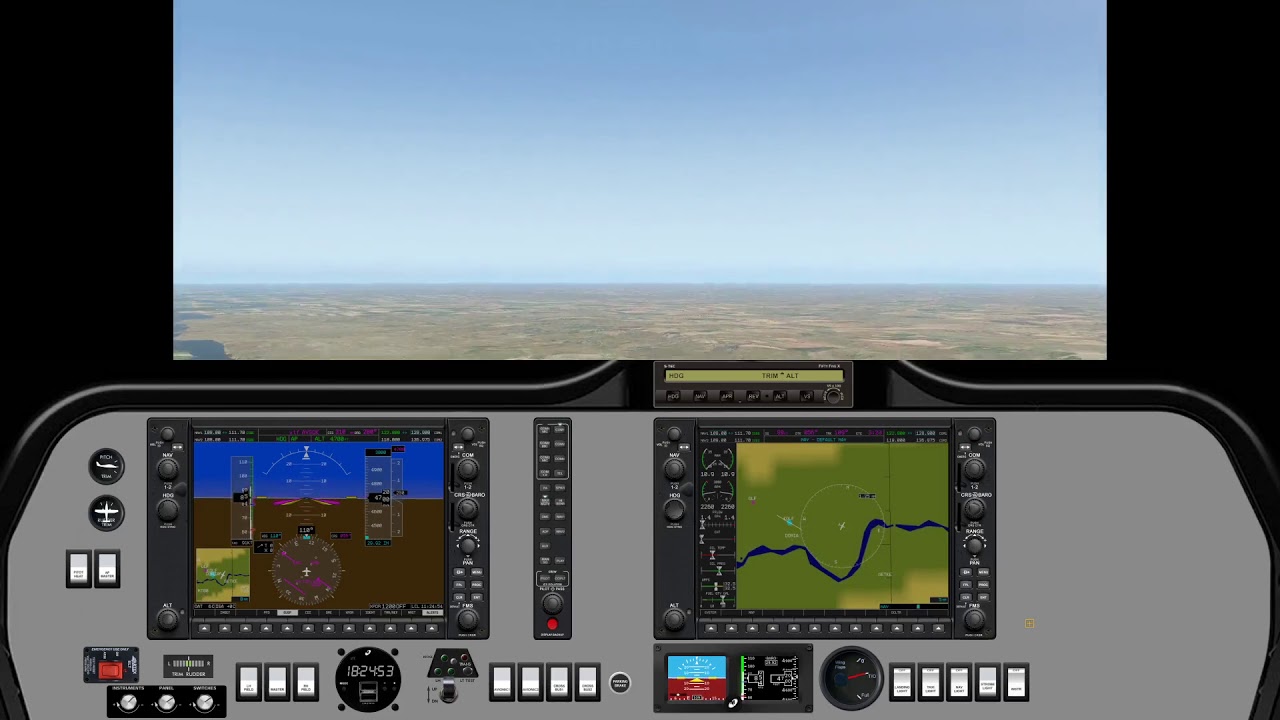 P2006 G1000 Air Manager Dual Panel Intro - YouTube