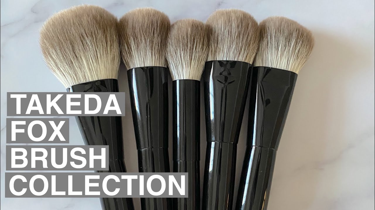 My Current Takeda Fox Brush Collection - YouTube