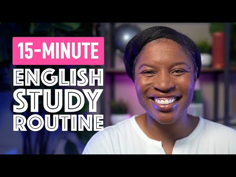 ENGLISH STUDY PLAN | Improve Your English Fluency With This 15-Minute ...