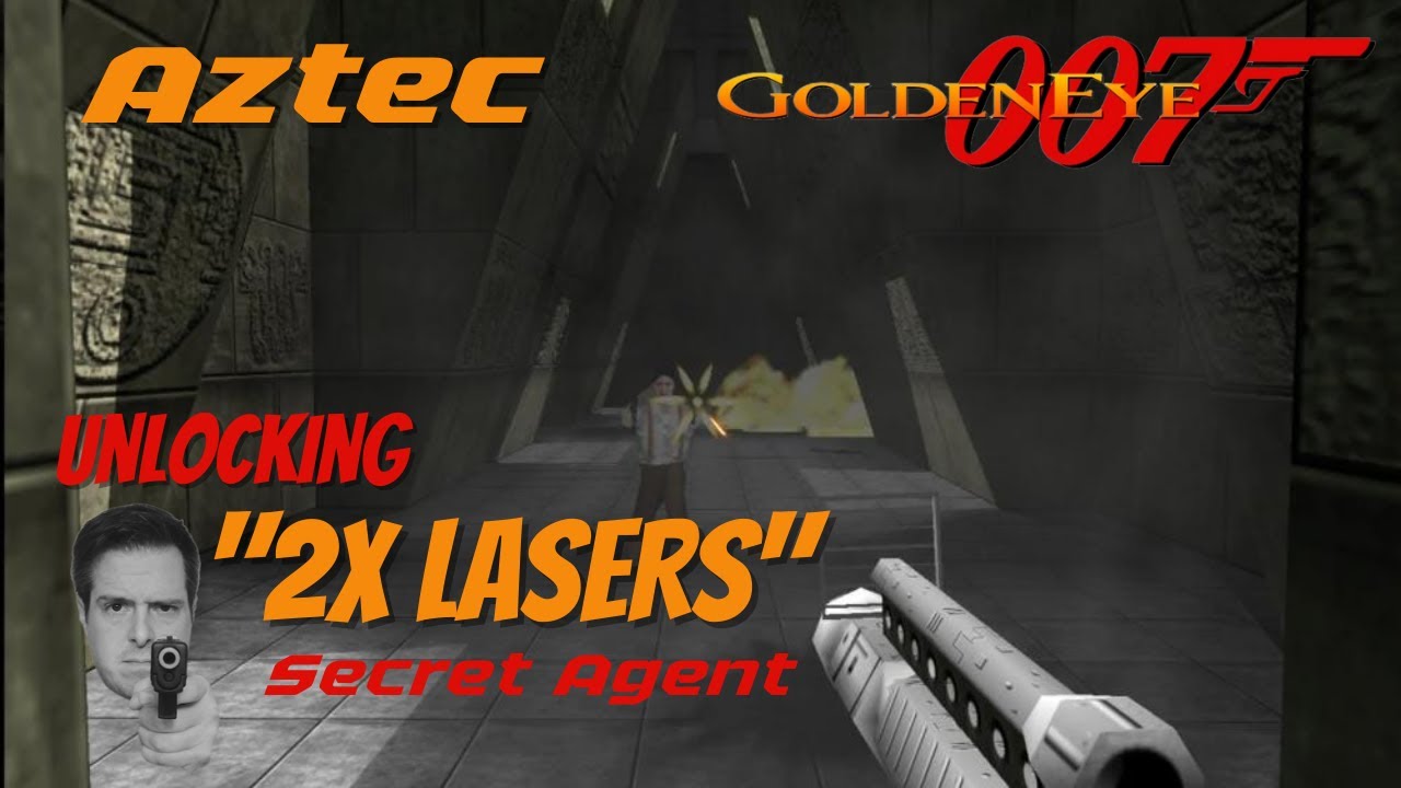 Goldeneye 007 Aztec cheat unlock - YouTube