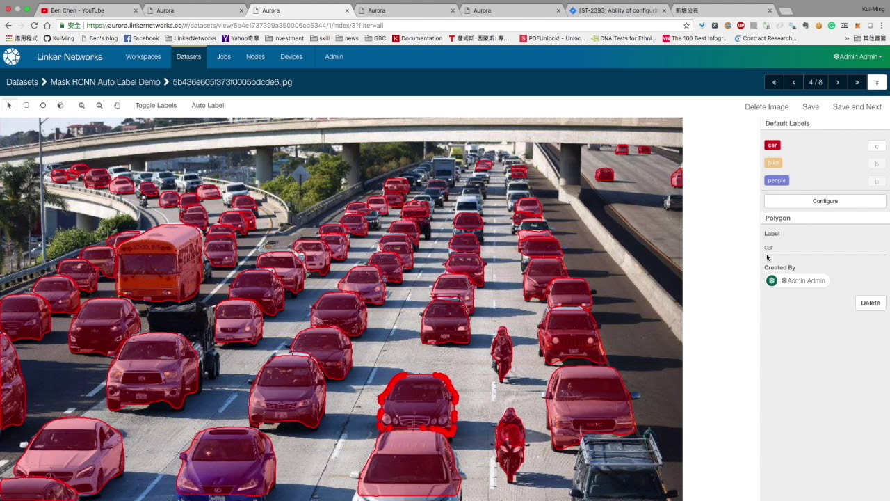 auto annotation demo - YouTube