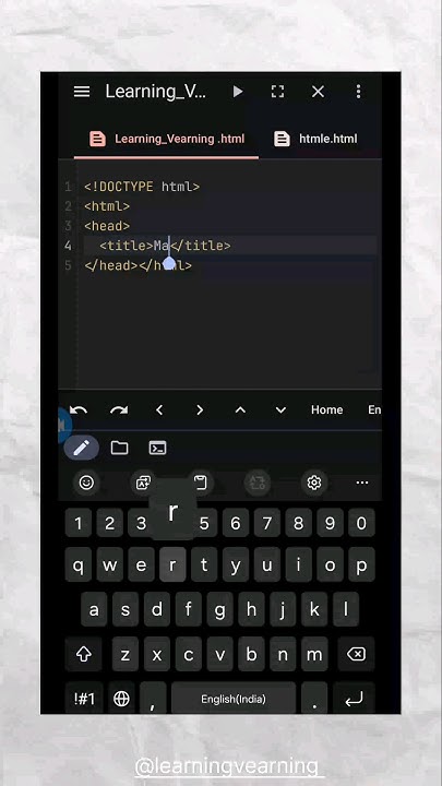 Html Marquee Tag In Mobile Phone Coding Htmlcss Webdevelopment