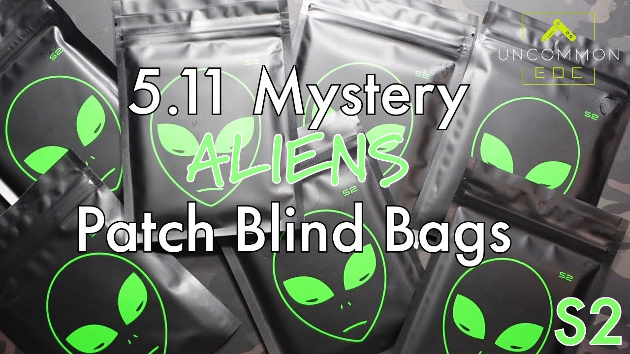 Opening 7 5.11 Mystery Alien Blind Pack Patches Series 2 - YouTube