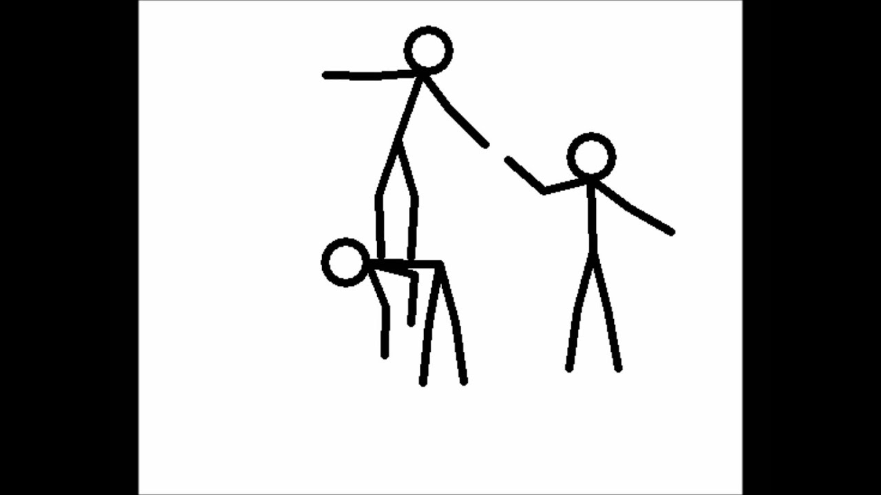 Stick figure gymnastics - YouTube