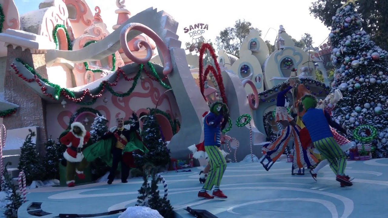 Whoville Grinchmas 2015 | Universal Studios Hollywood - YouTube