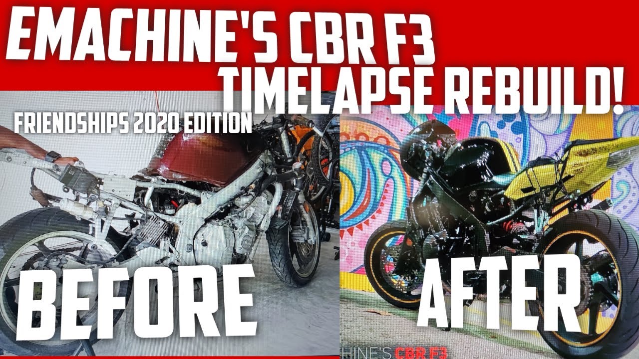 Motorcycle Timelapse - CBR F3 Streetfighter Build! - YouTube