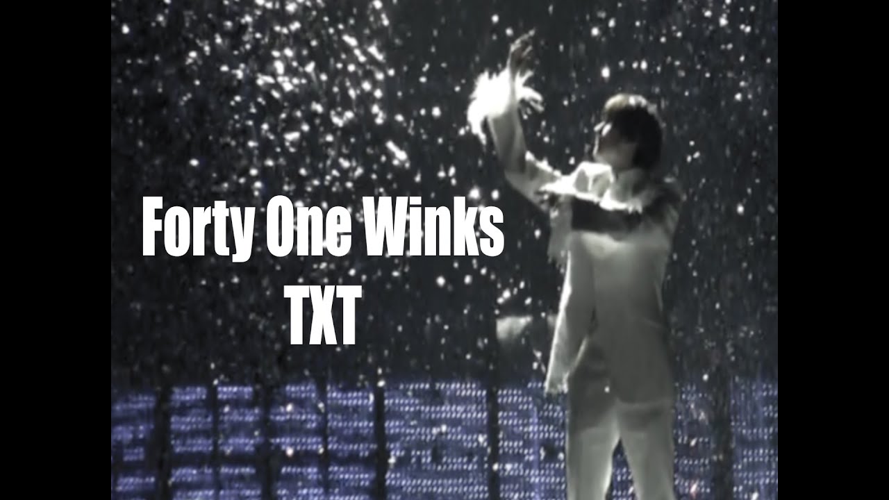 직캠 ~Forty One Winks ~TXT 24SBS가요대전 4K - YouTube