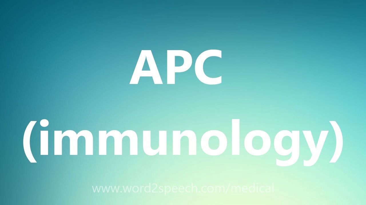 APC (immunology) - Medical Definition - YouTube
