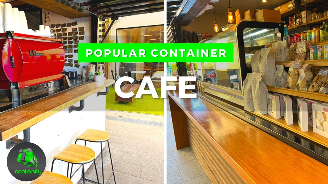 Shipping Container Cafe Sydney - YouTube