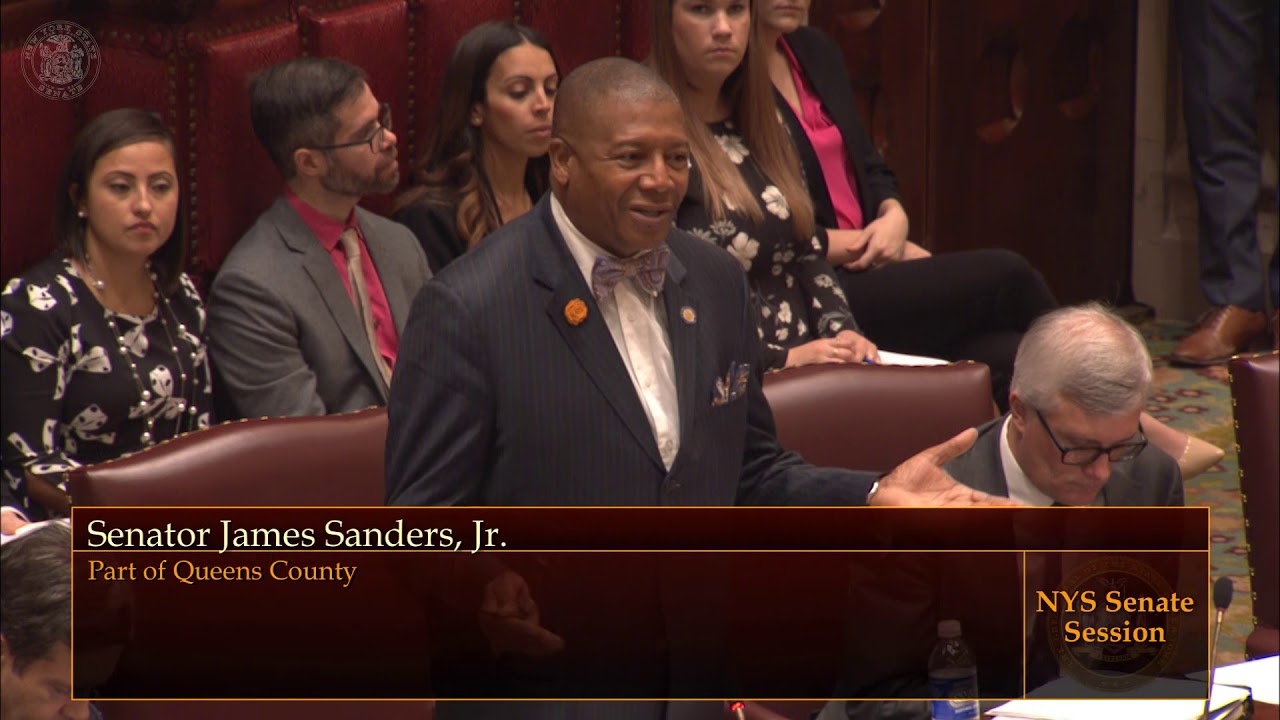 Senator James Sanders Jr. Speaks in Support of Bill (S.2450A) Requiring ...