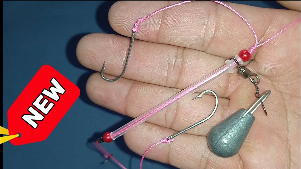 Look !!! how do I make a fishing rod for bottom fishing, how about you ...