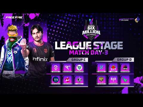 [🛑LIVE] MR. TRIPLE R 6M SPACIAL TOURNAMENT | LEAGUE STAGE - DAY 3 @raadvaiyt829 @KUTTUSH-u5r