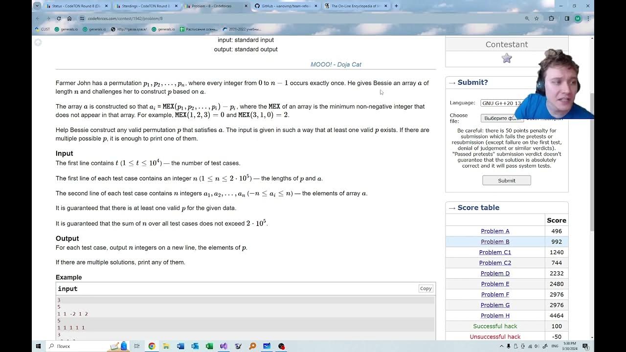 Codeton Round 8 Div 1 Div 2 Rated Prizes — Screencast And Editorial Youtube