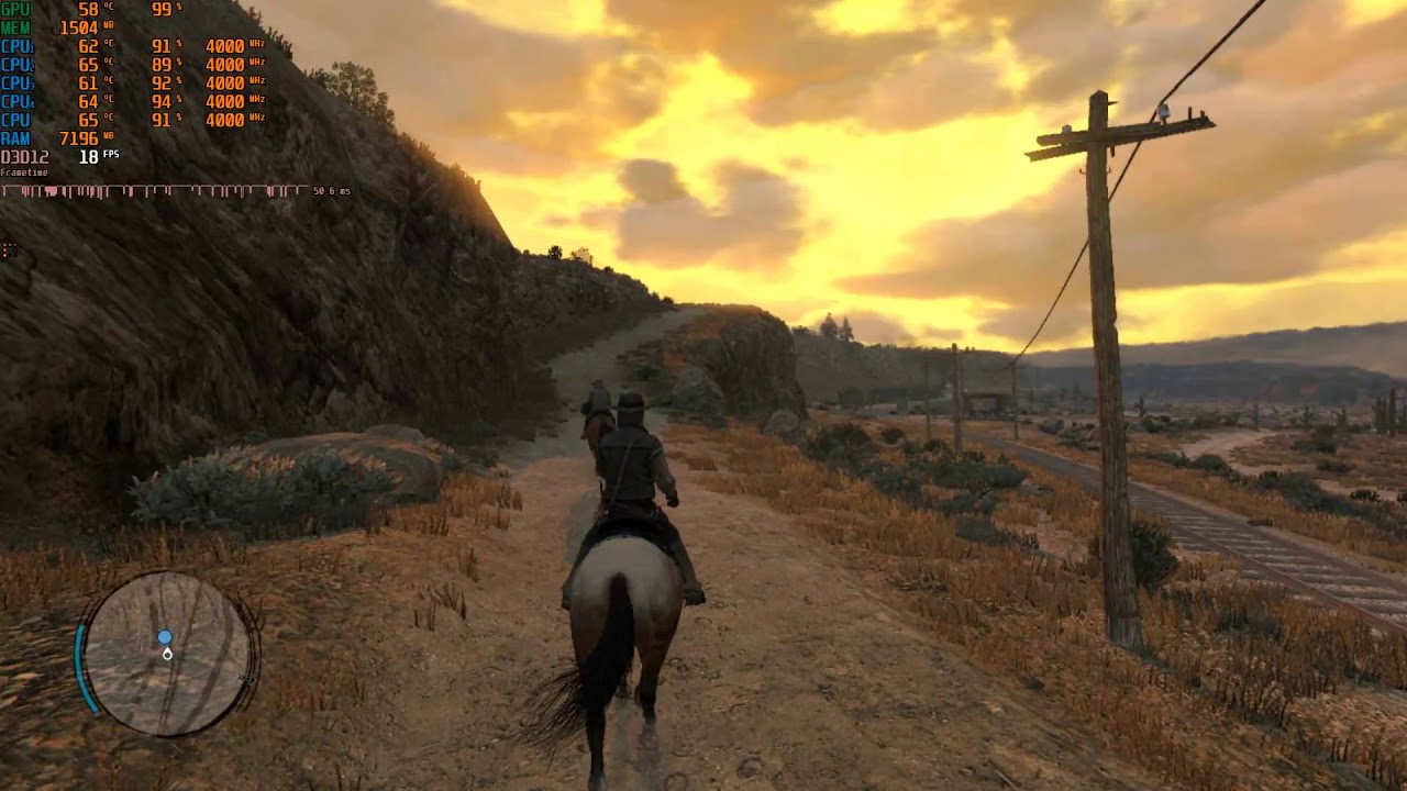 Xenia Red Dead Redemption Core i3 9100f 16GB DDR4 GTX 1050Ti - YouTube