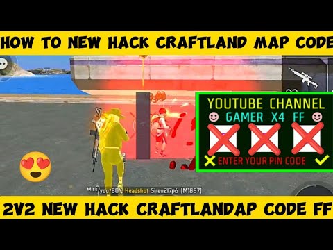2v2 new hack craftland map code || auto headshot hack craftland map code || new password ...