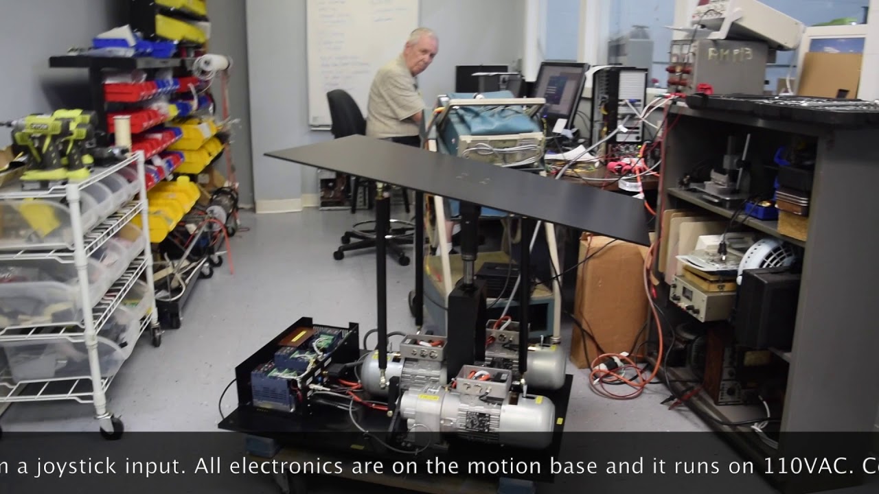 Three Axis (#3DOF) Custom Motion Base Platform System #motionbase - YouTube
