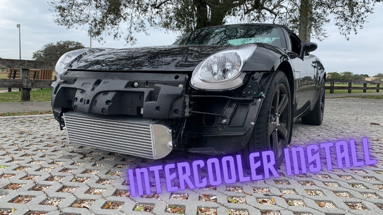 Pontiac Solstice GXP Intercooler Installation - YouTube