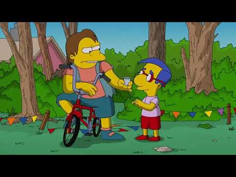 Milhouse wants to change his name to something cool - YouTube