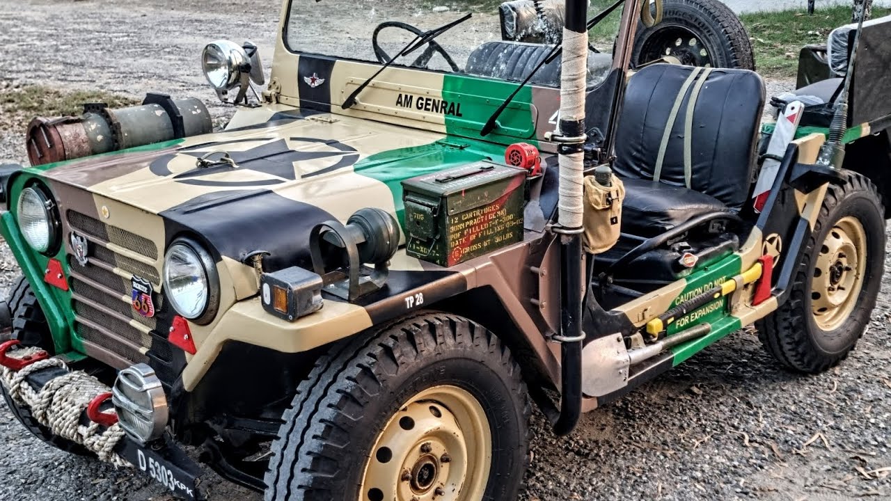 ford mutt m151 military Jeep modified for best profamance - YouTube