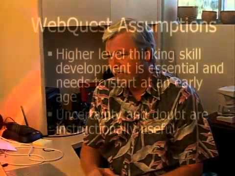 What Is A WebQuest? Creator Bernie Dodge explains. - YouTube