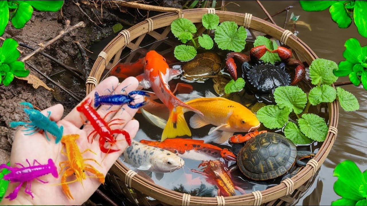 Surprise Catch Amazing Flying Fish, Catfish, Goldfish, Koi ikan ...
