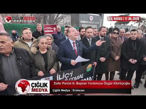 İliç Maden Davası Sürerken Zafer Partisi’nden Erzincan Adliyesi Önünde Açıklama