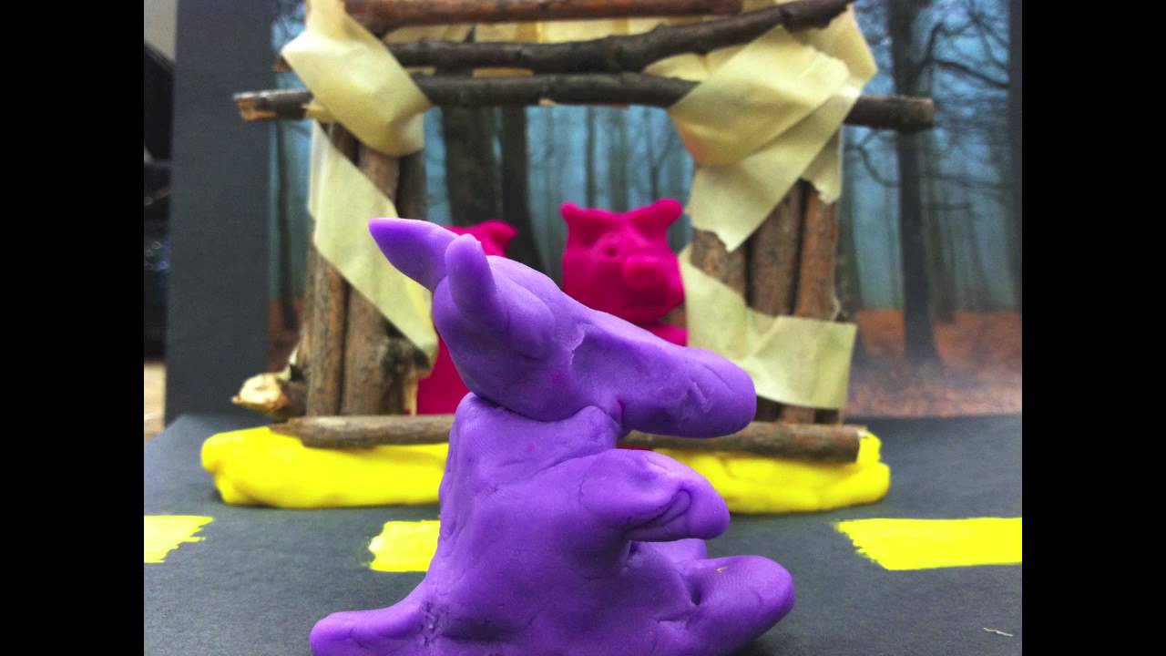 Three Little Pigs Claymation Short - YouTube
