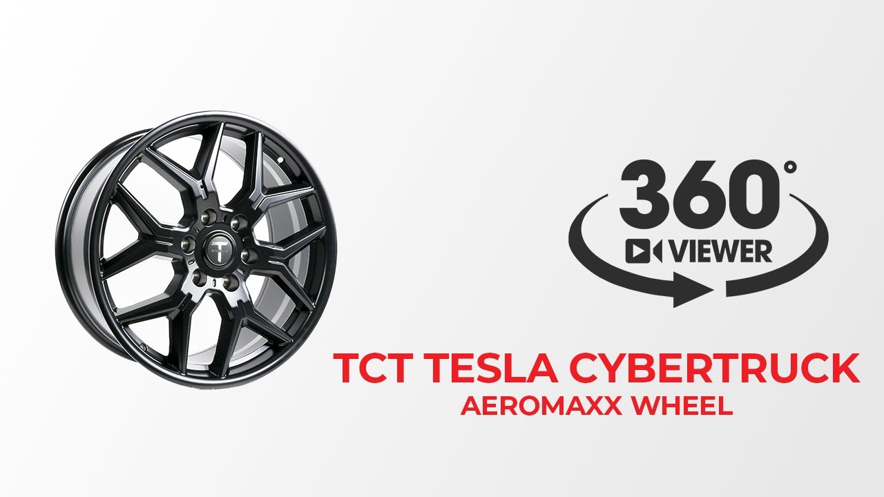 🎥 360 View - TCT 20" Tesla Cybertruck AeroMaxx Wheel by T Sportline ...