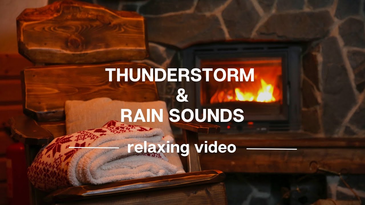 Relaxing Thunderstorm and Rain Sounds for Sleep, Meditation, and ...