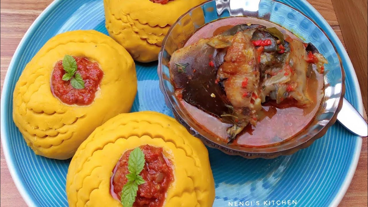 Learn how to make Onunu:Rivers delicacy using the mixer and the mortar ...