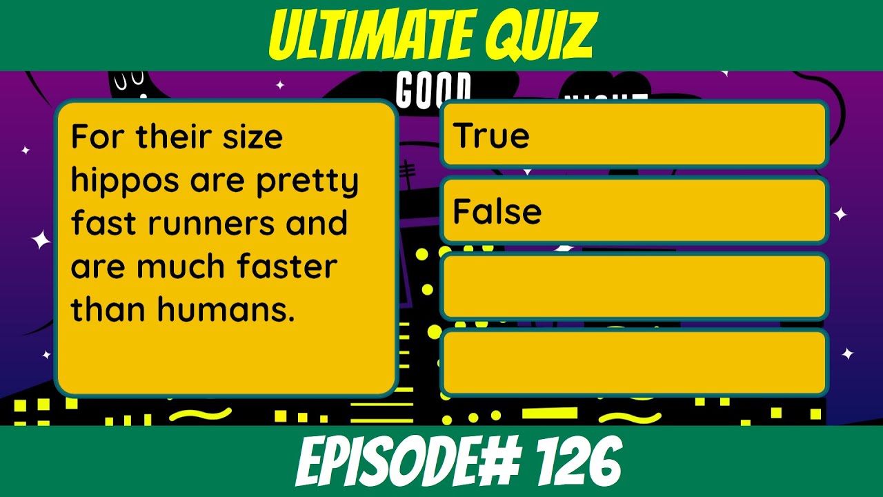 Ultimate Quiz - Episode #126 - YouTube