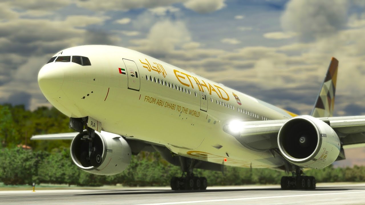 Airplane Hard Landing Boeing 777 at Most Dangerous Airport Skiathos ...