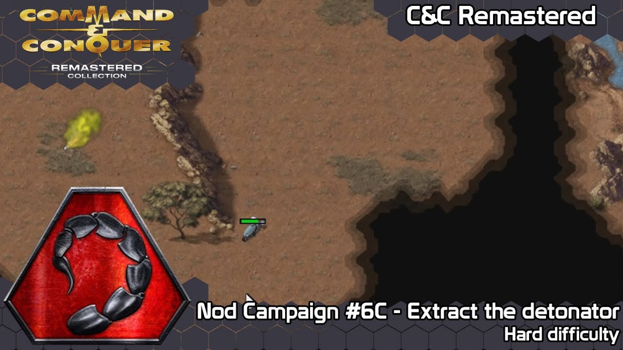 Command & Conquer Remastered - Nod mission #6C - Extract the detonator ...
