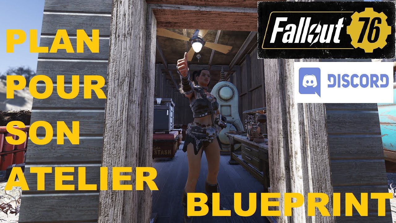 Fallout 76 Fr - Plan pour son atelier Blueprint - YouTube