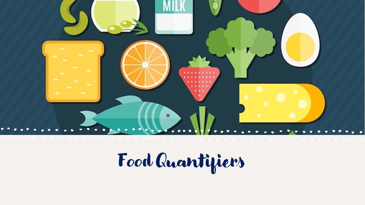 Food quantifiers 2 - YouTube