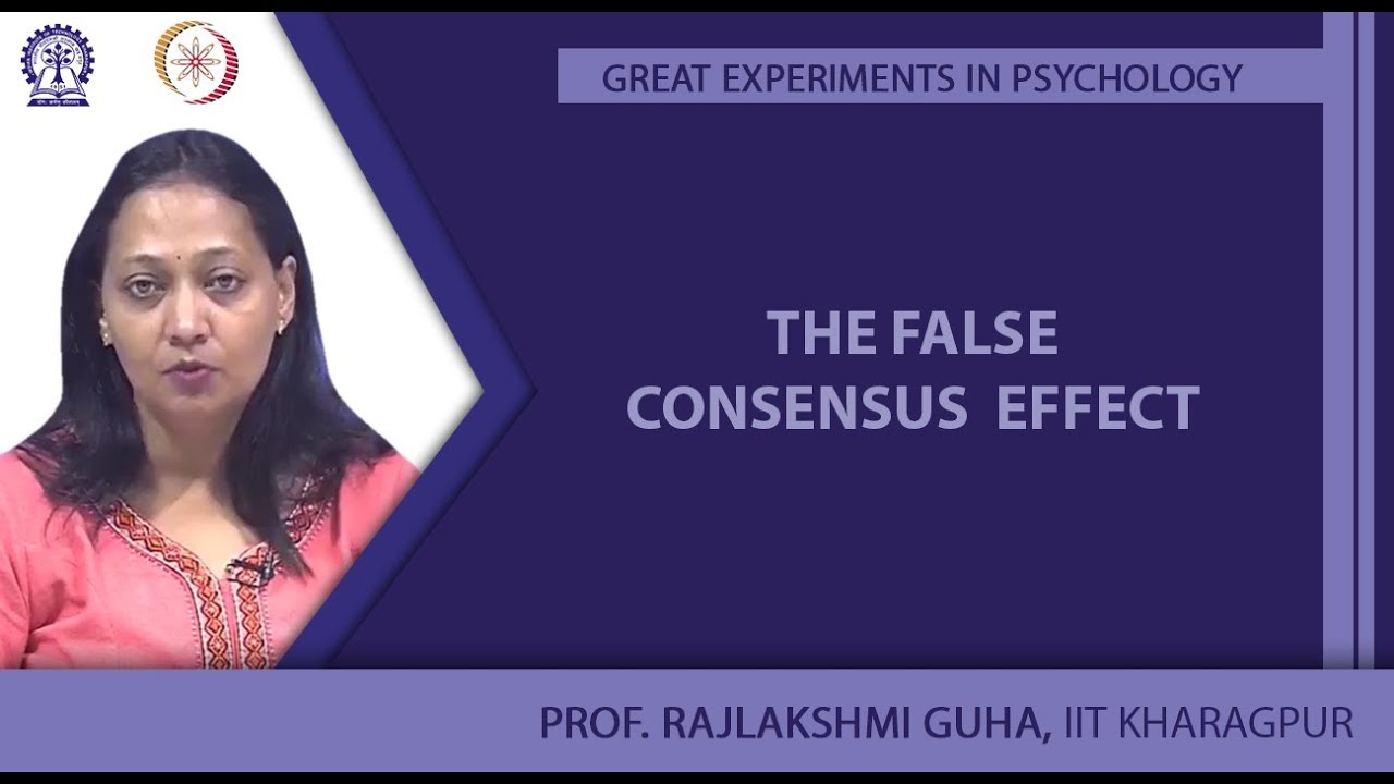 The False Consensus Effect - YouTube