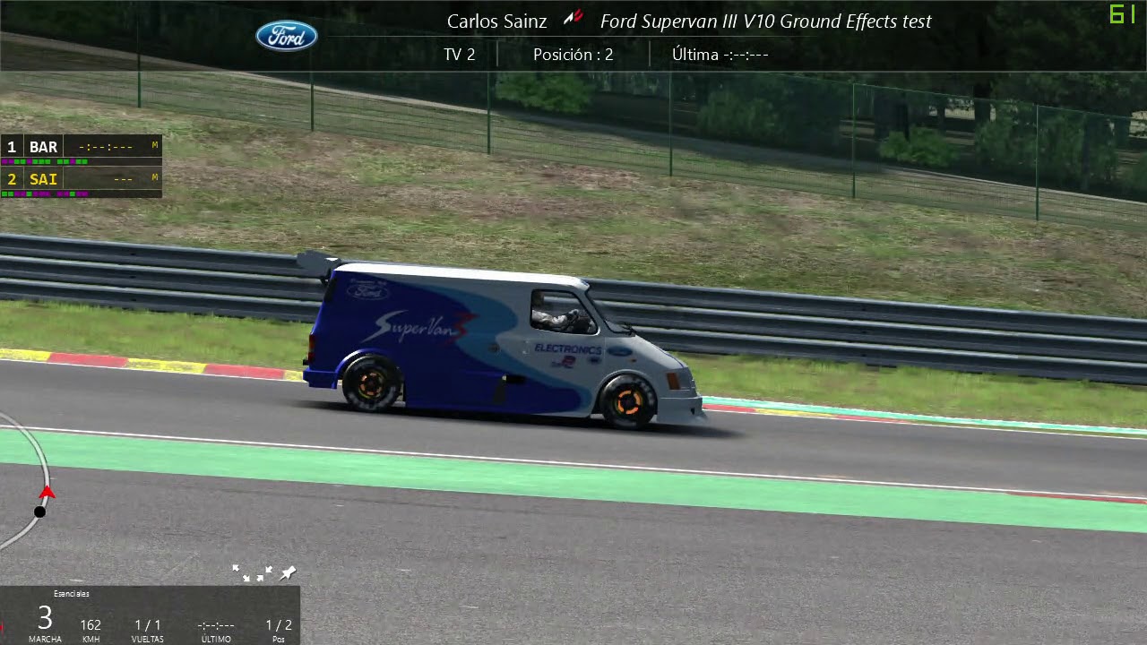 Las furgonetas más rapidas de la historia en SPA: Supervan 3 vs Renault ...