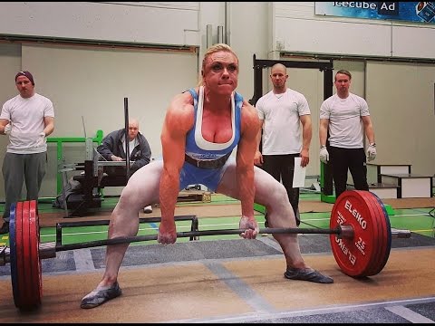 Minna Pajulahti Raw Deadlift 205.5kg European Record