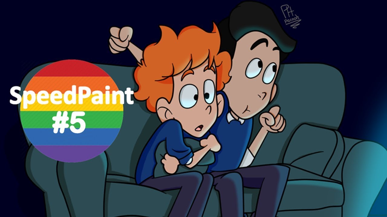 Speedpaint #5 Sherwin and Jonathan Night Movie | In a Heartbeat ...
