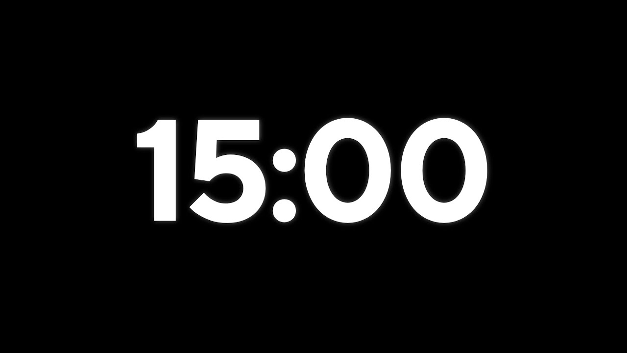 15 Minute Timer ⏰ | Perfect for Focus, Study, and Exercise - YouTube