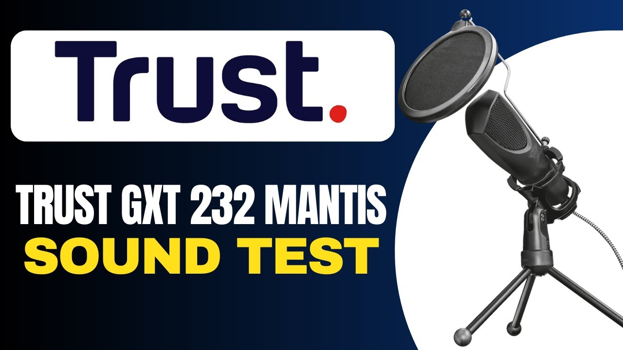 Trust gxt 232 Mantis Sound Test (compared to Macbook Air) - YouTube